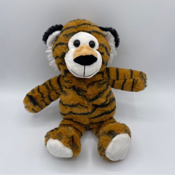 Walmart | Toys | Walmarttiger Plush Orange Stuffed Animal Standing ...